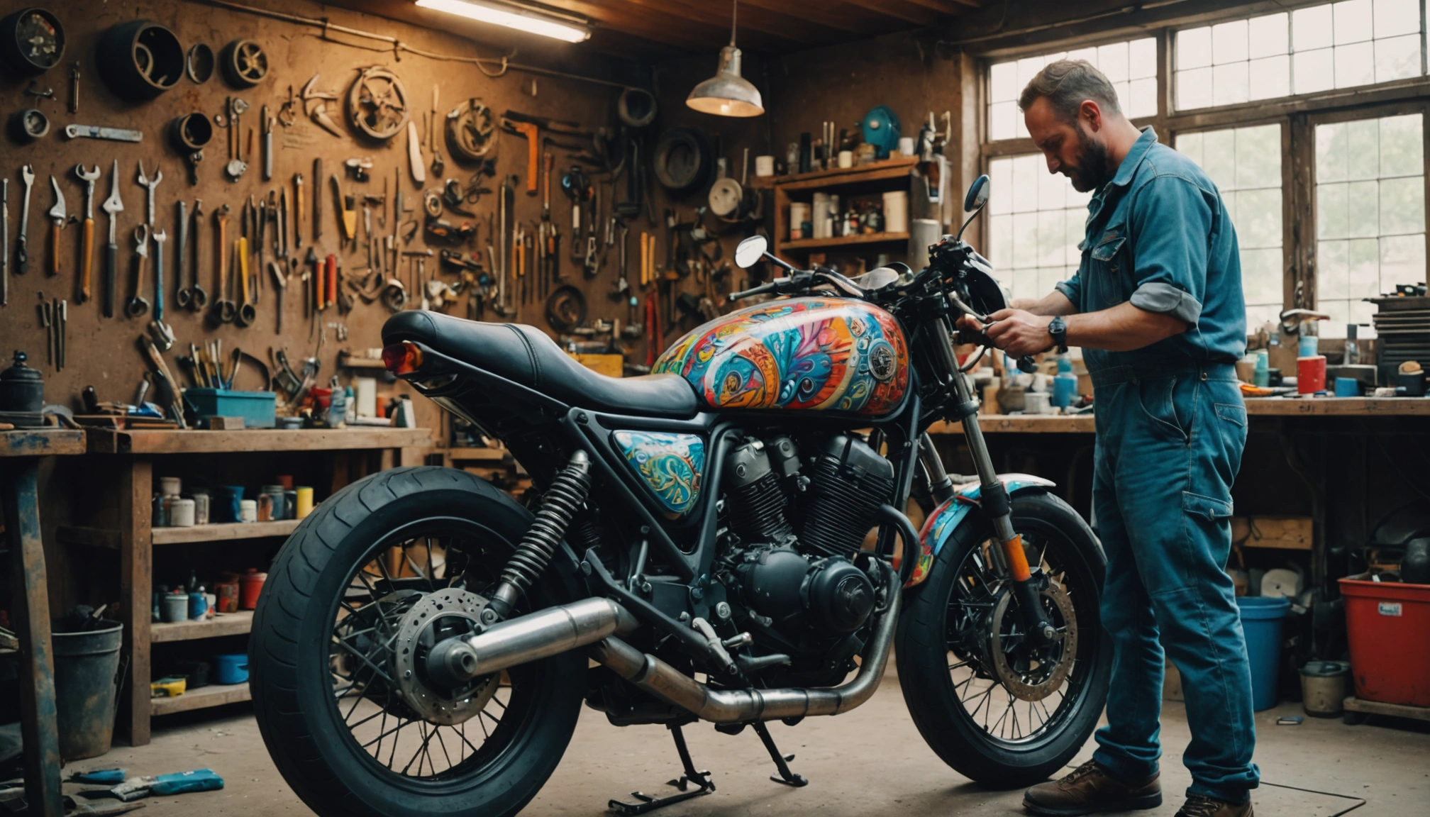 Transforme ta moto en œuvre unique et libère ta créativité